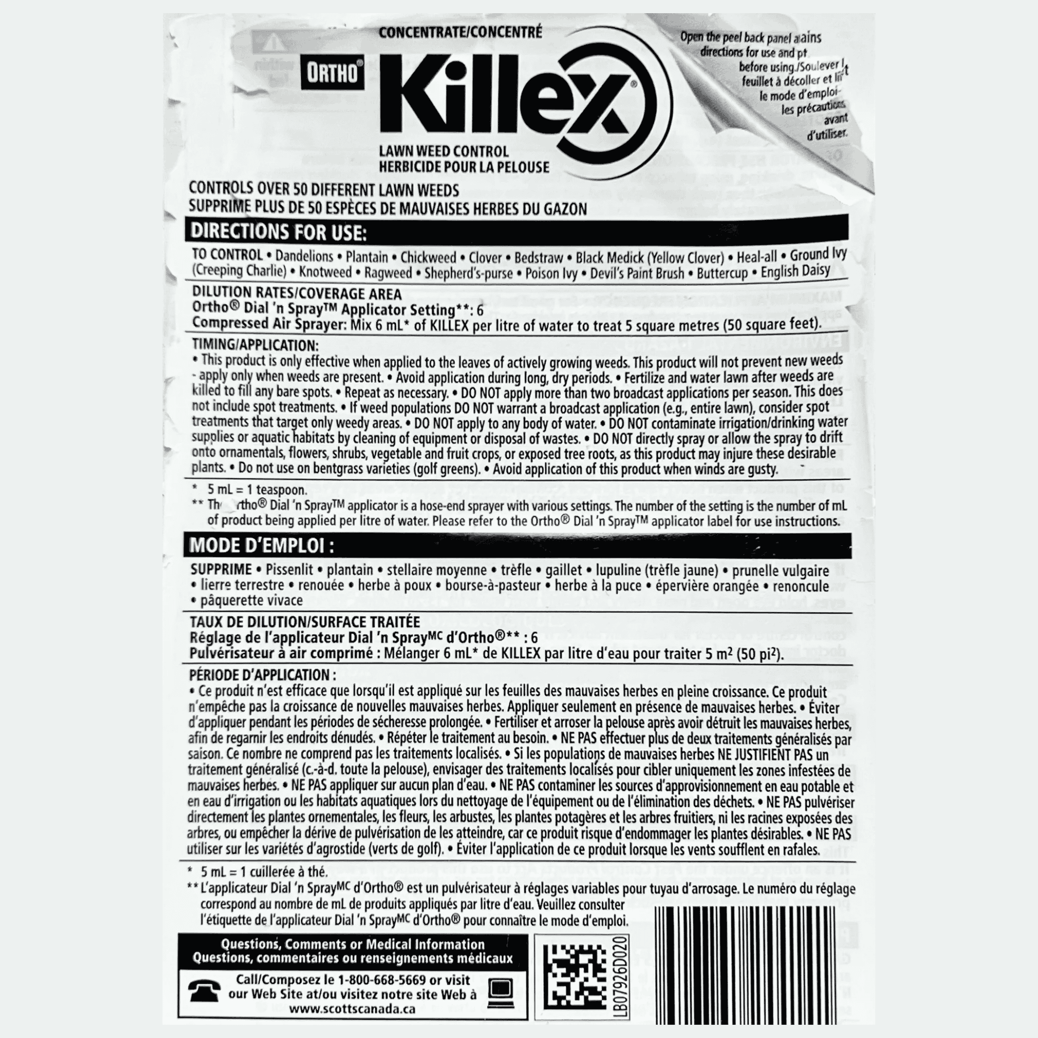 Killex Concentrate 1L - Lawn Supply Canada
