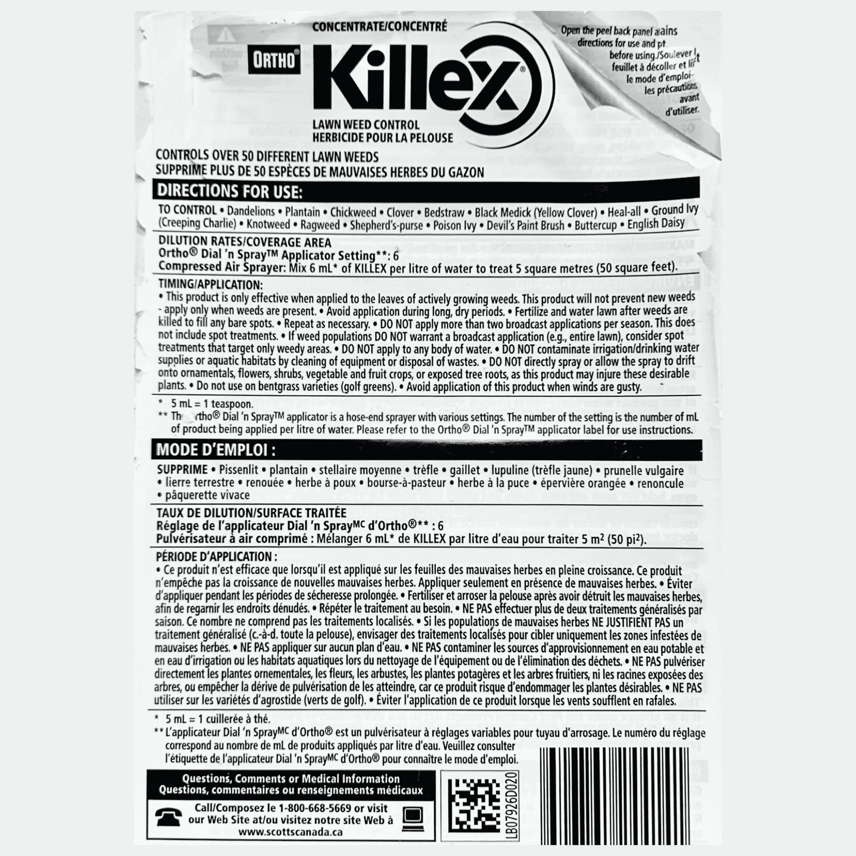 Killex Concentrate 1L - Lawn Supply Canada
