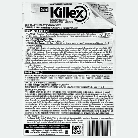 Killex Concentrate 1L - Lawn Supply Canada